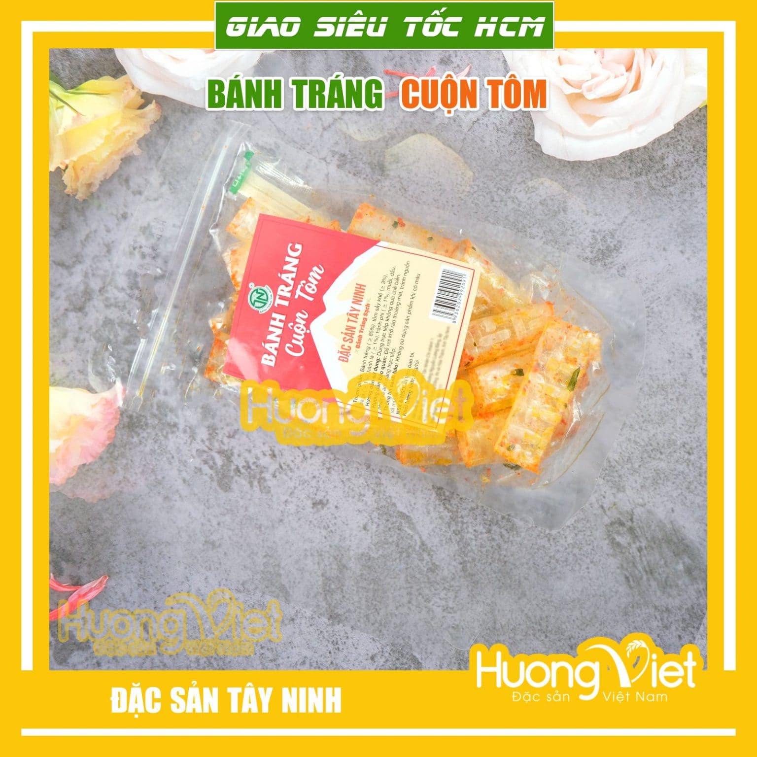 Bánh tráng cuộn tôm - Hương Việt Mart
